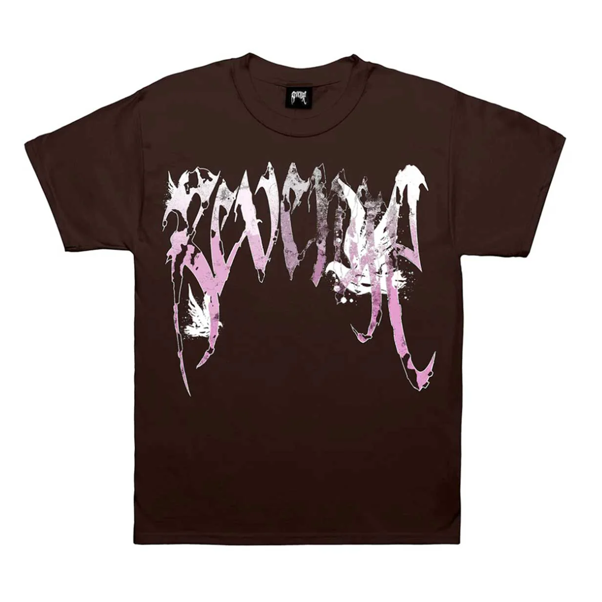 Revenge x Anuel Graffiti Dove Tee Brown | PLUS